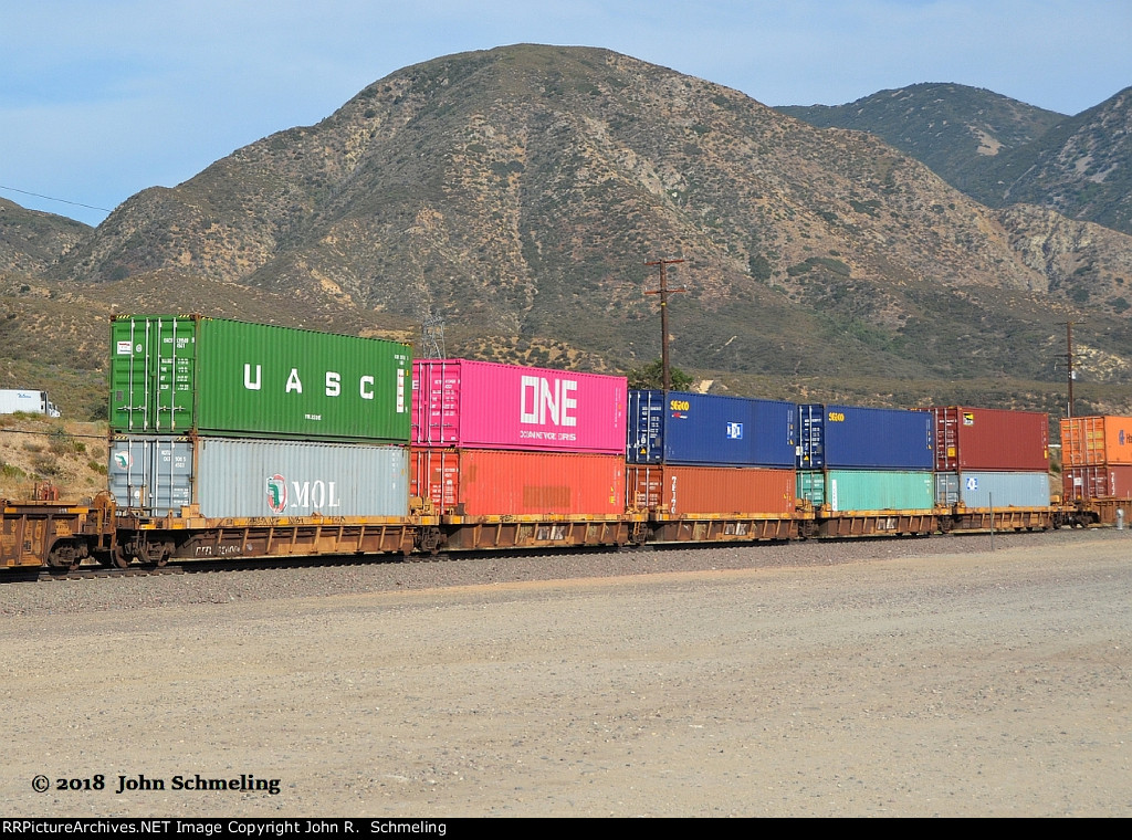 DTTX 62000 at Cajon CA. 7/17/2018